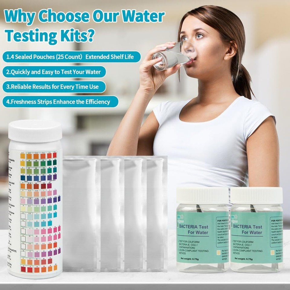 17 in 1 Drinking Water Test Kit for Home Well Water Testing Kit 100 ...
