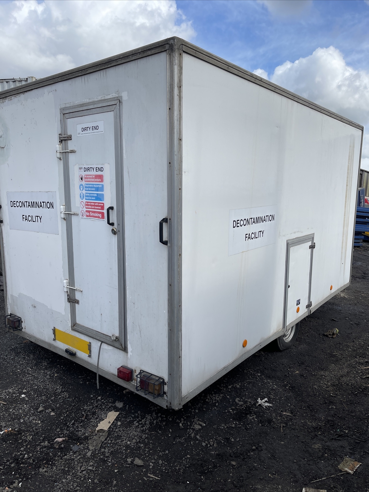 decontamination Trailer DCU Asbestos Unit | eBay UK