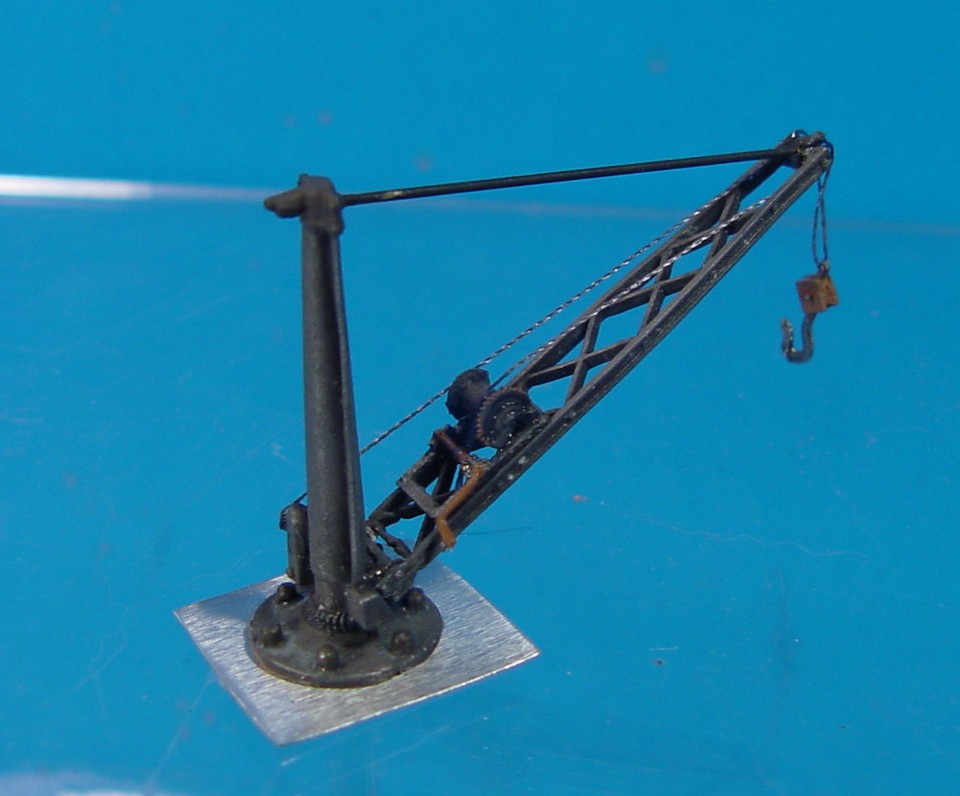 HO/HOn3 SMALL PILLAR or DOCK CRANE KIT WISEMAN MODEL SERVICES DETAIL ...