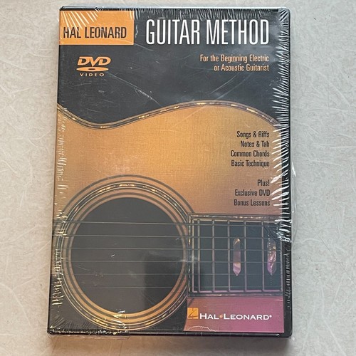 Hal Leonard Guitar Method DVD: For Beginner, Electric/Acoustic, FACTORY ...