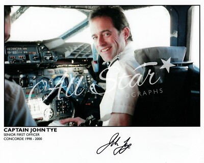 CONCORDE - Captain John Tye Signed Photograph 01 (SCHT) | eBay UK