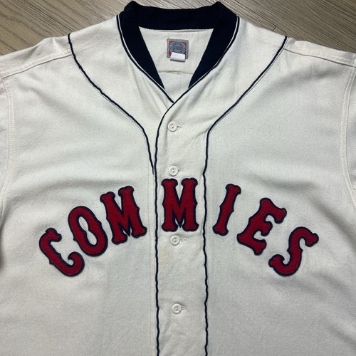 Decatur Commies 1928 Home Jersey Ebbets Field Flannels Authentic Wool ...