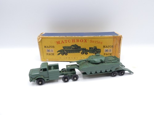 Matchbox Lesney Major Pack M3 Thorneycroft Centurion Tank Transporter ...