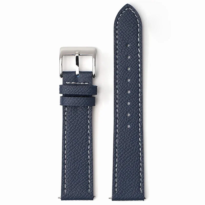 Stitching Genuine Leather Watch Band 20mm 22mm 18mm Vintage Cowhide ...