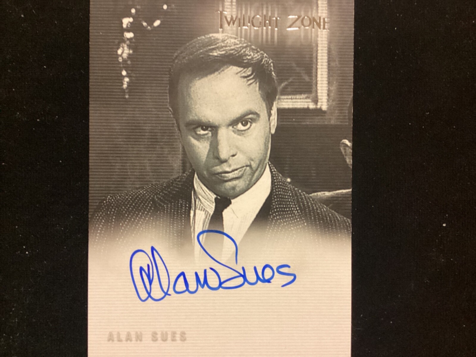 TWILIGHT ZONE A-74 ALAN SUES AUTOGRAPHED CARD | eBay