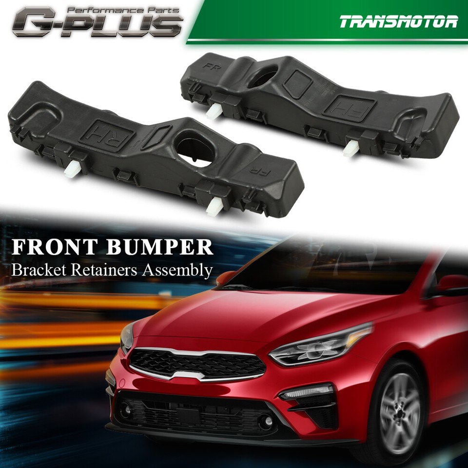Fit For 19-21 kia Forte Front Bumper Bracket Retainers Assembly Set ...