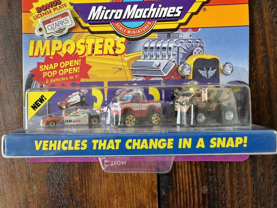 Galoob MicroMachines Imposters #1 Vehicles That Change *Vintage 1991* Unopened! | eBay