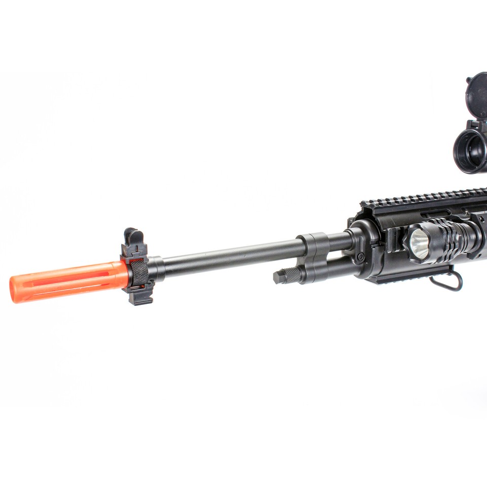 BBTac Airsoft Gun Sniper Rifle Spring Loader M160 with Red Dot Scope ...