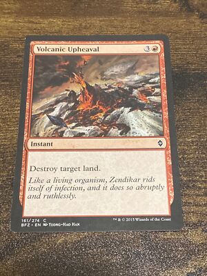 Volcanic Upheaval 161/274 Battle for Zendikar Magic The Gathering MTG ...