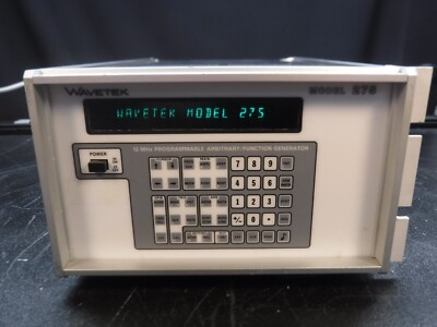 Wavetek Model 275 Programmable Arbitrary Function Generator ** Powers On ** | eBay