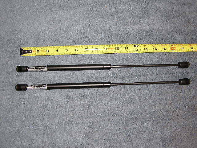 2ea 17" Truck Topper Snug Top Nitro Prop Gas Strut Spring Shock Fits ...