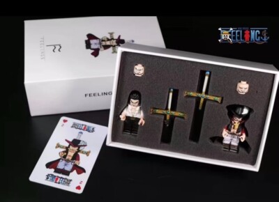 custom 3th party minifig feelings brick one piece Dracule Mihawk figure ...