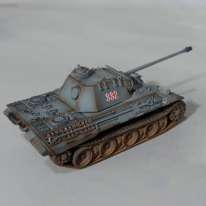 1/72 WWII German Army Panther Ausf.G Tank Gray Painting Plastic Model ...