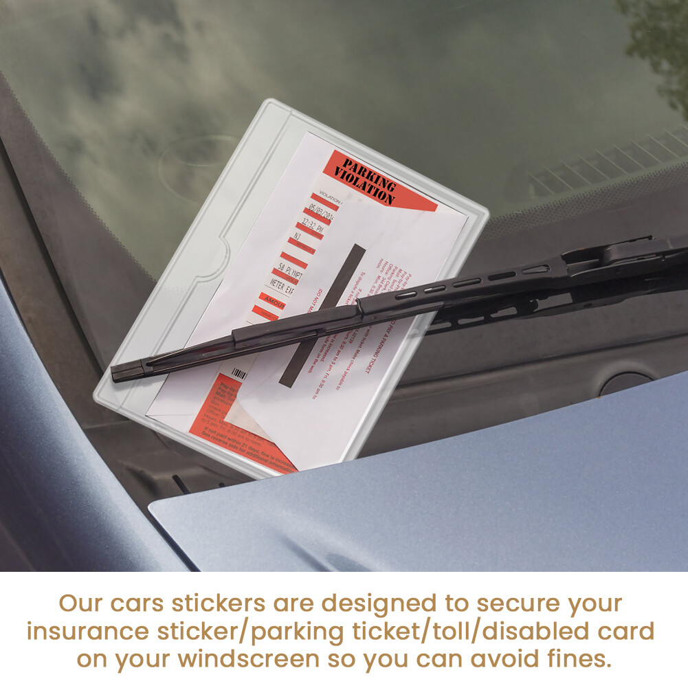 12pcs For Disabled Card Auto Insurance Windshield StickerGuarantee | eBay