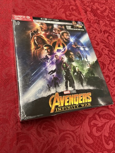 Avengers: Infinity War Target Exclusive 4K UHD + Blu-Ray Digibook NEW ...