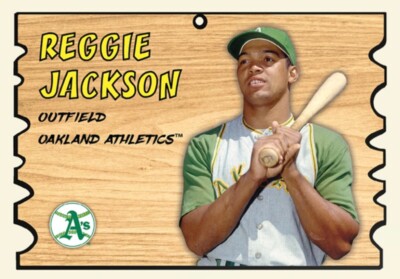 2024 TOPPS 59 WACKY PLAKS MLB CARD THROWBACK SET 23 OAKLAND A'S REGGIE ...