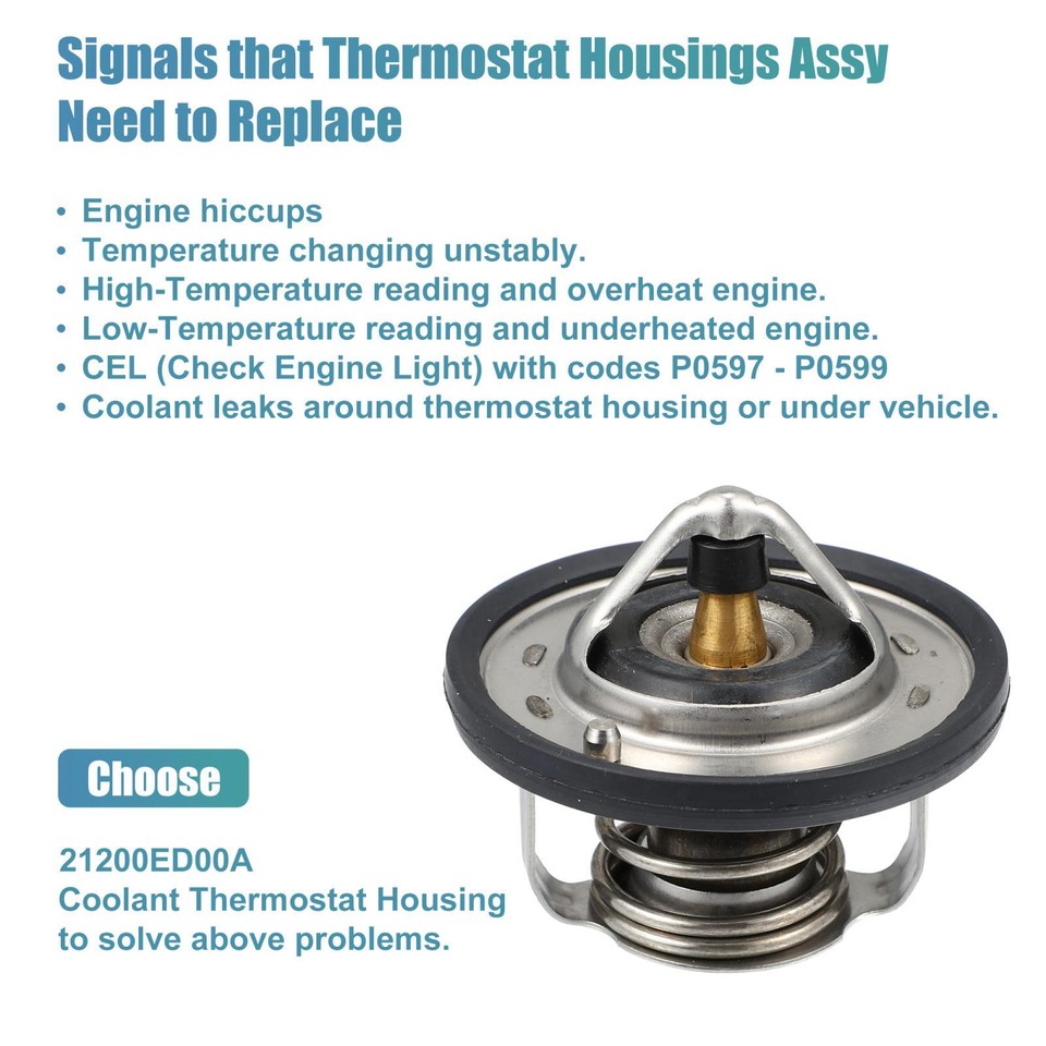 21200ED00A Engine Coolant Thermostat Housing Assembly for Nissan Juke ...