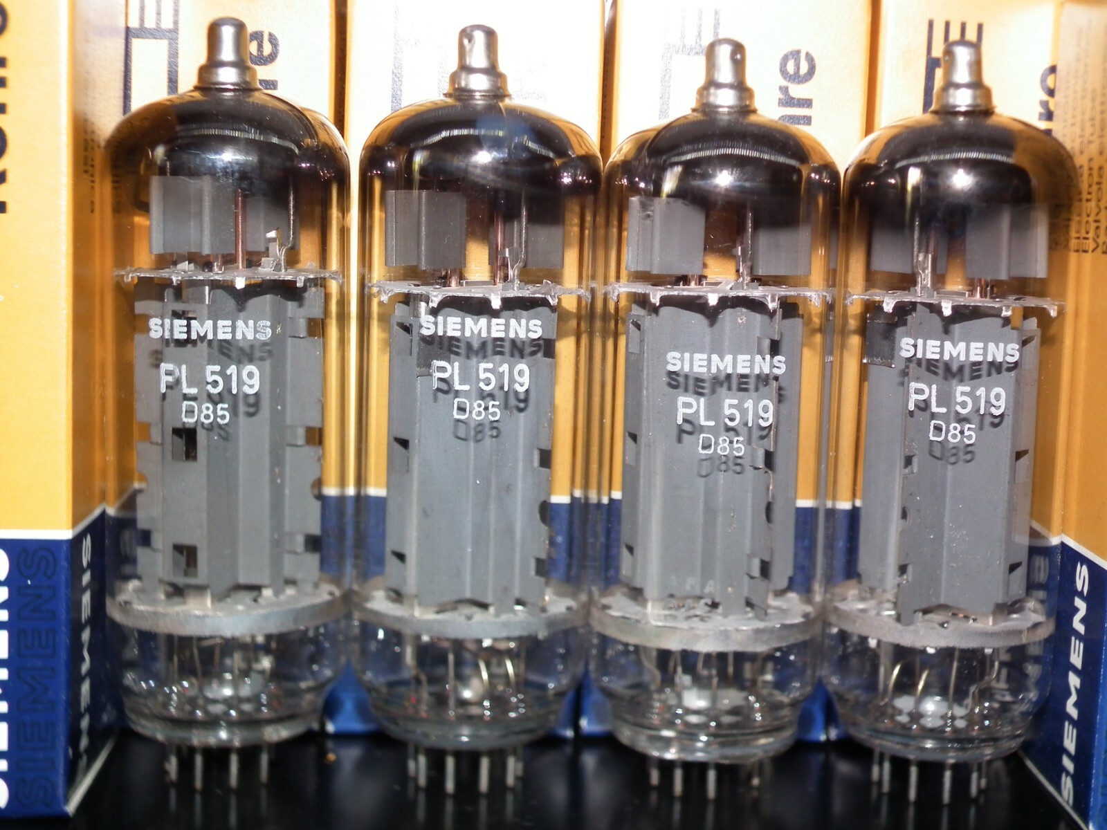 PL519 Siemens West Germany 40KG6 PLATINUM Matched QUAD EAR859 EAR861 ...