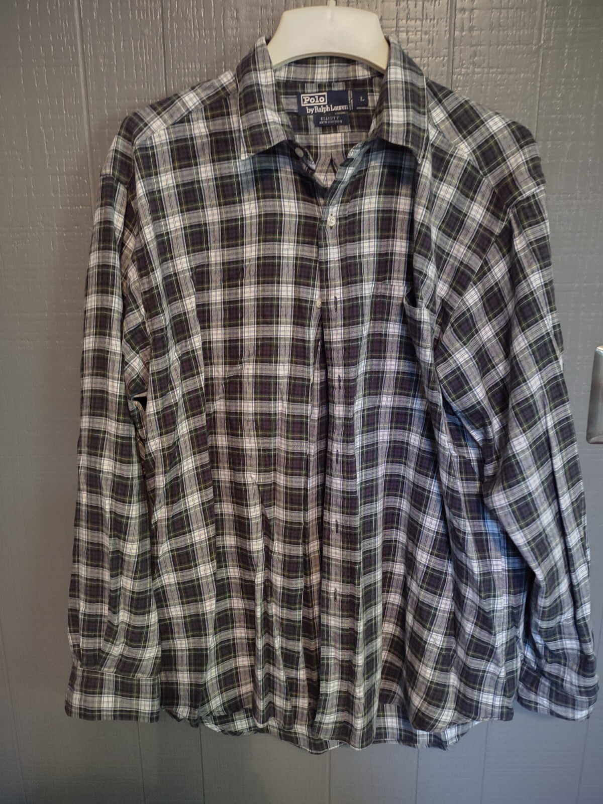 Polo Ralph Lauren ELLIOTT Button Up Size Large Mens B… - Gem