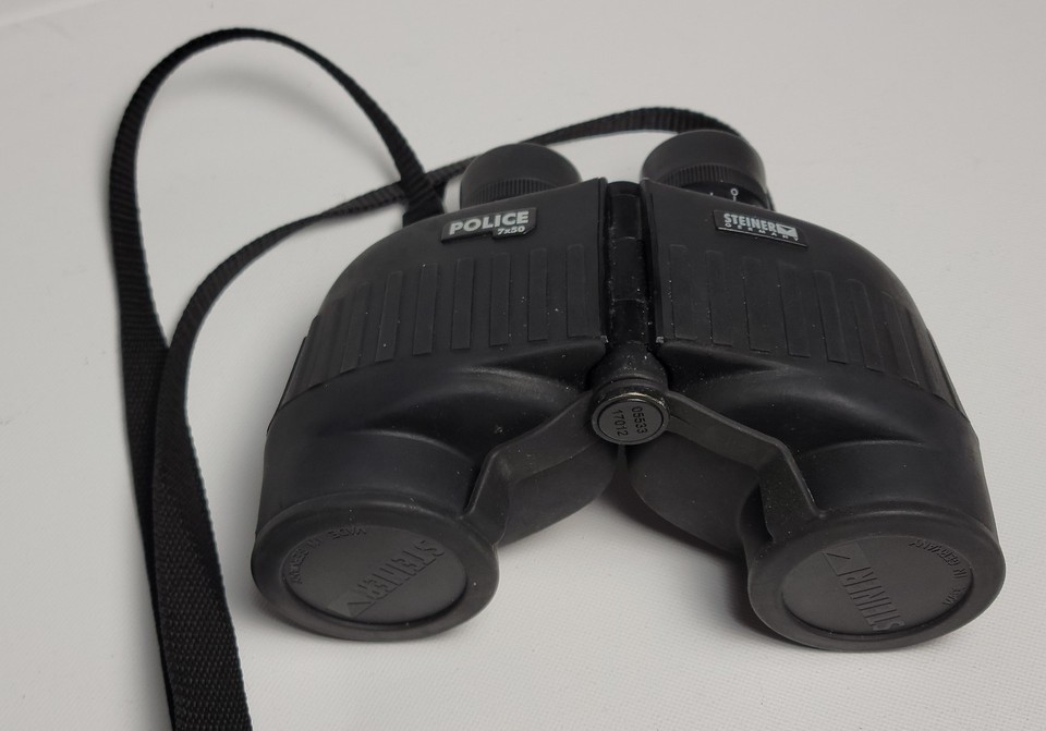 Steiner Police Germany 7x50 binoculars w front lens caps & strap | eBay