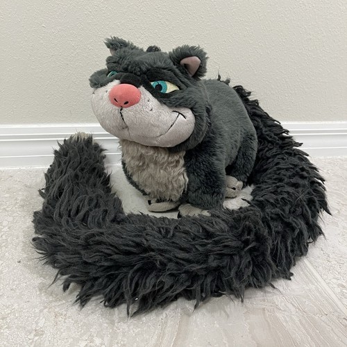 Disney Lucifer Cat Plush Long Tail Scarf Cinderella Lady Tremaine Pet ...