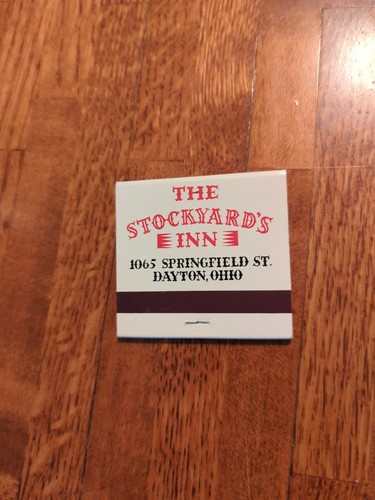 Vintage Matchbook The Stockyard's Inn Restaurant Dayton OH Full ...