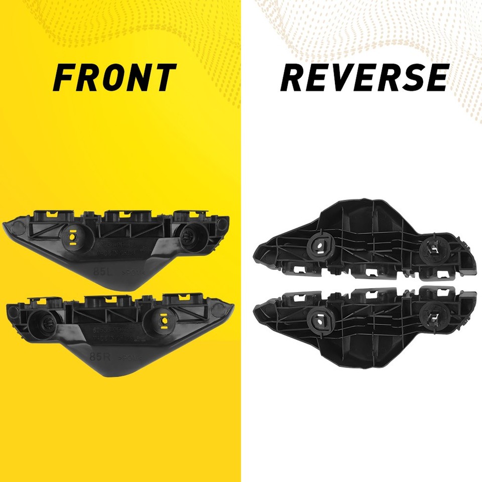 OXILAM For 20072008 2009 Yaris Base S Front Bumper Brackets Left ...