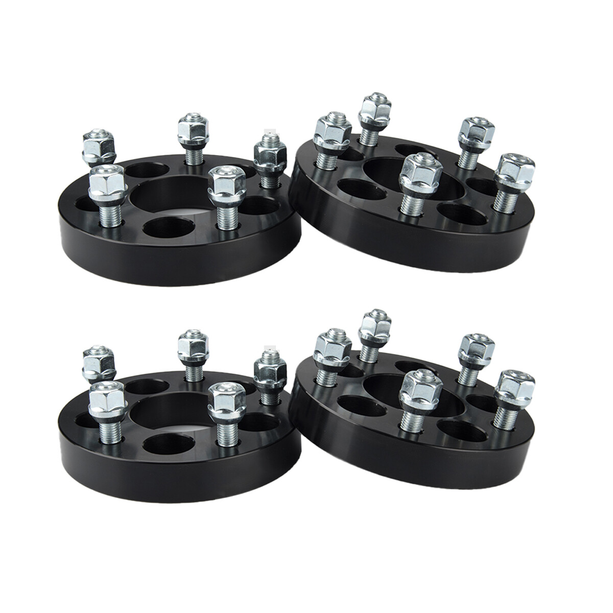 4Pcs 1" 5x100 To 5x114.3 Wheel Spacers Adapters 12x1.5 For Toyota ...