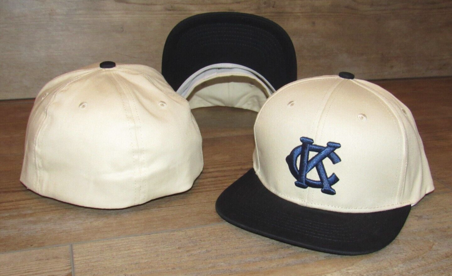 Kansas City Monarchs KC Vintage Style Negro League Flex Fitted hat cap ...