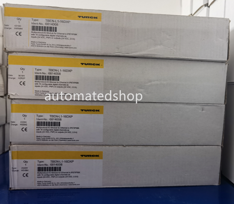 TBEN-L1-16DXP Turck new original Ethernet multi-protocol I/O module | eBay