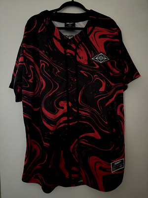 SLANDER 2XL SPACEMAN LIMITED EDITION JERSEY | RED/BLACK MARBLE | FAST ...