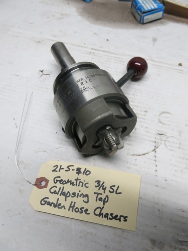 Geometric 3/4 SL Collapsing Tap (Die Head) For Garden Hose Connections ...