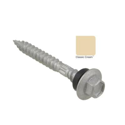 Qty 500 Hex Timber NEO Top Grip 12g-11 x 50mm CLASSIC CREAM SMOOTH ...