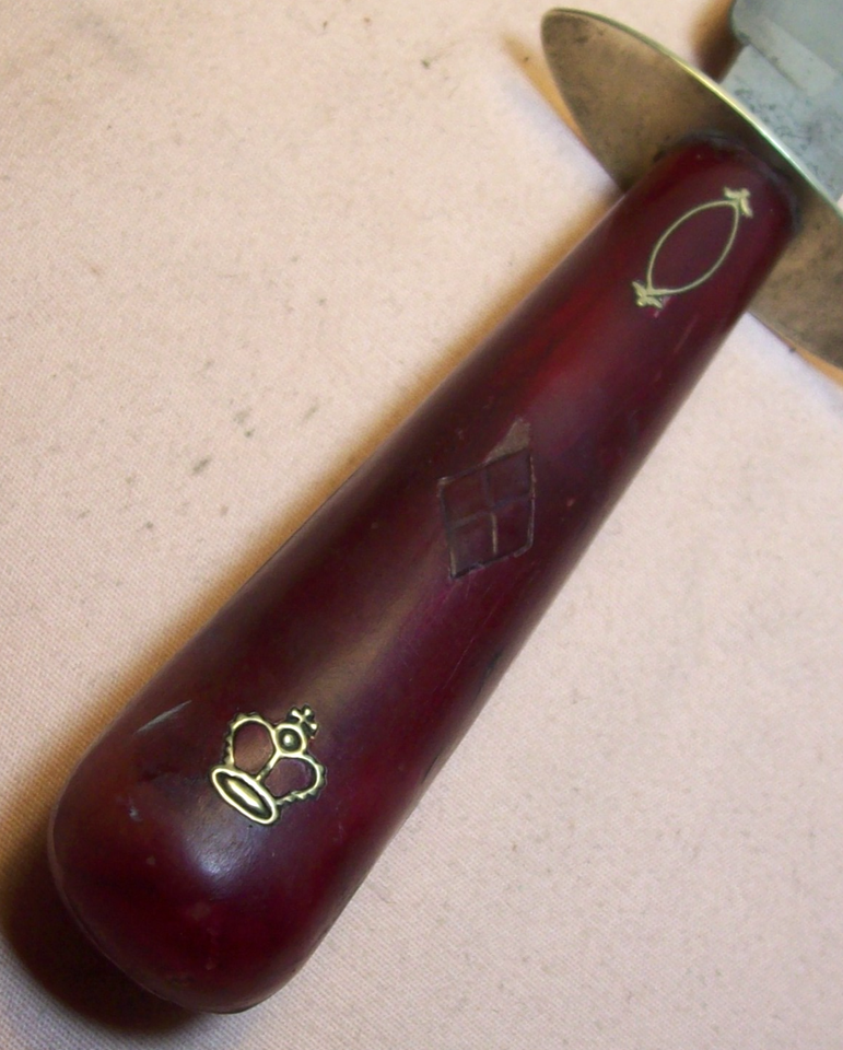 1920~GRIFFON CUTLERY WORKS~SCROLLED BLADE HUNTING & FIGHTING KNIFE ...