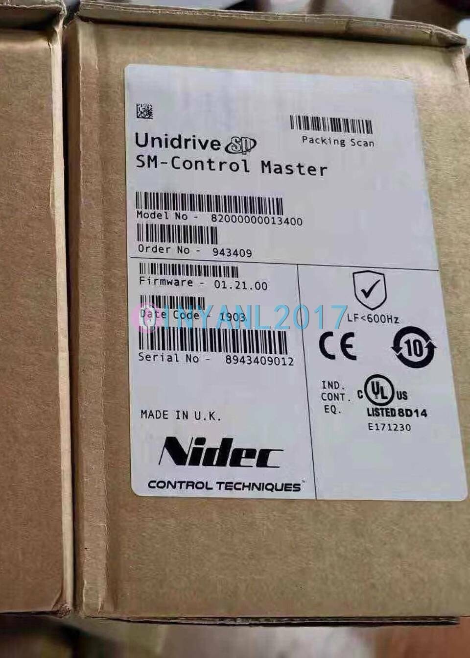 ONE Nidec control techniques SM-Control Master NEW | eBay