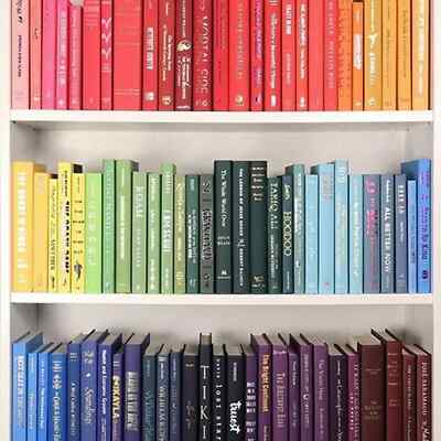 Lot of 10 Real Hardcover Books Home Decor Prop Set Shelf Staging by ...