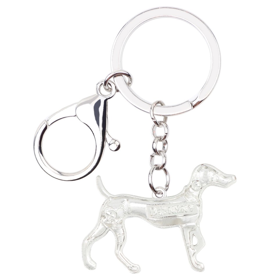 Enamel Alloy Whippet Dog Keychains Car Keyring Pets Jewelry Gifts Bag ...