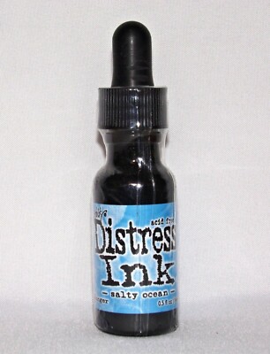 Ranger Distress Ink Salty Ocean Refill Bottle New Sealed by Tim Holtz ...