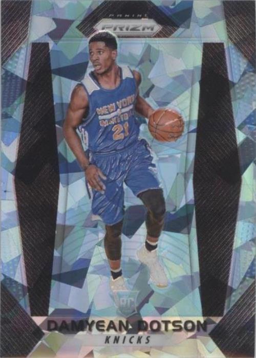 2017-18 Panini Prizm - Damyean Dotson #272 Blue Ice Prizm /99 (RC) for ...