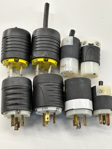 8PCS ASSORTED HUBBELL HBL7101C TWIST LOCK CONNECTORS | eBay