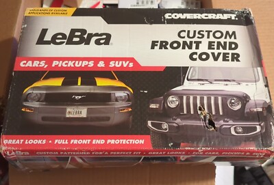 Lebra 551043-01 Custom Front End Cover Black 2006-2009 Dodge Charger w ...