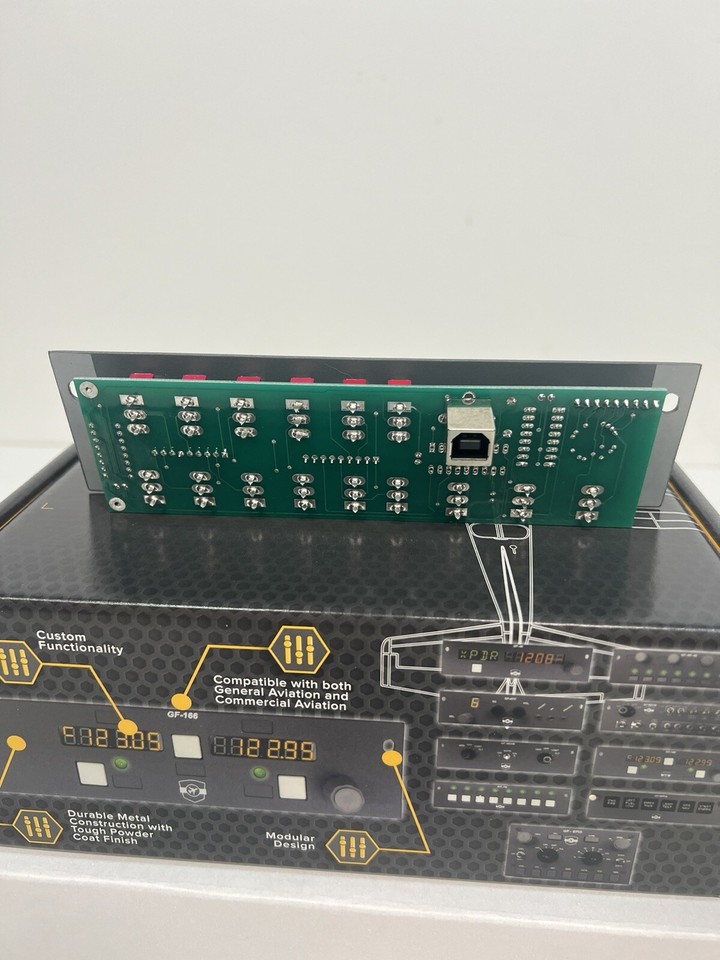 GoFlight GF-SECM Single Engine Control Module For Flight Simulator NEW ...