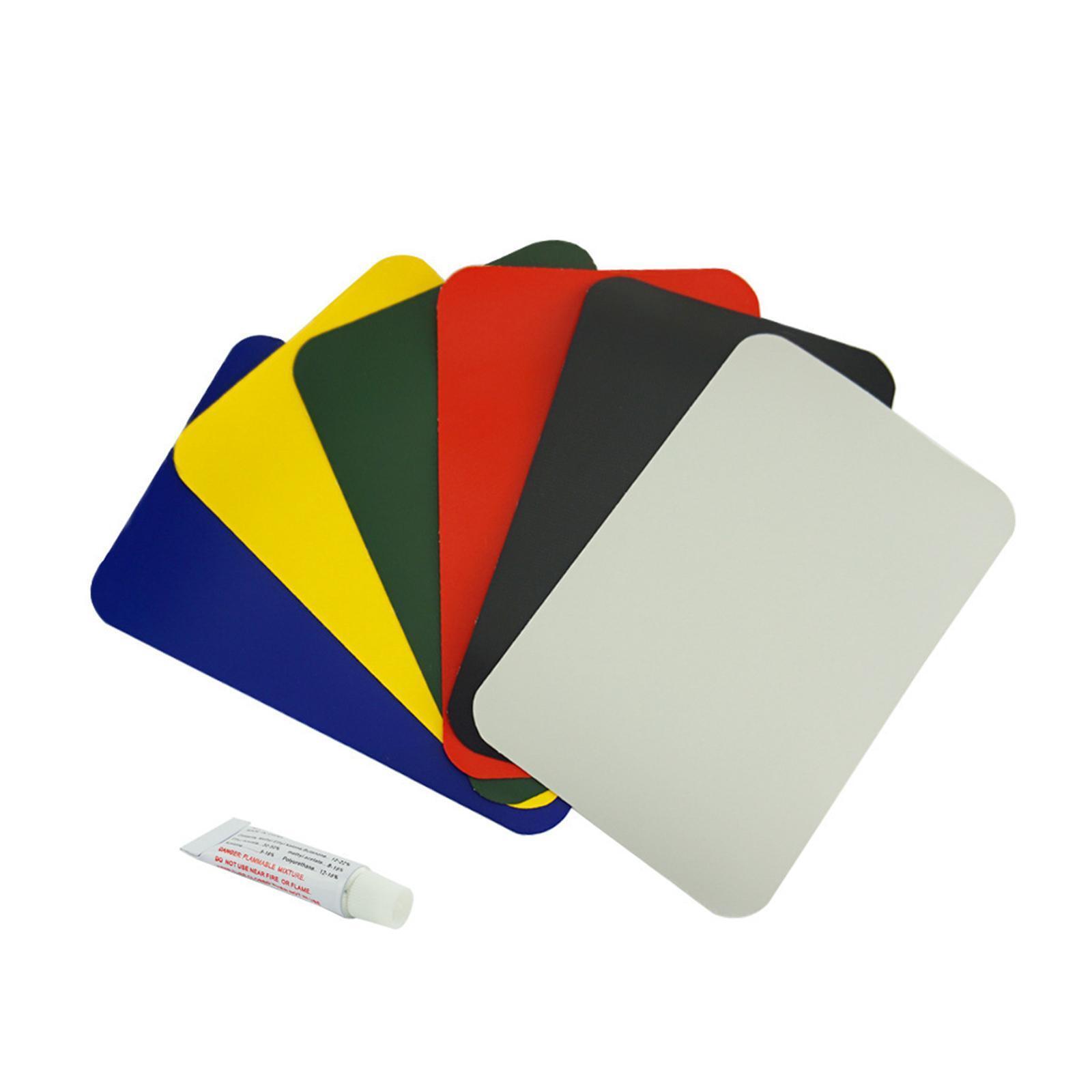 2x Inflatable Boat Patch with Glue Heavy Duty 18.5x12.5cm PVC Repair ...