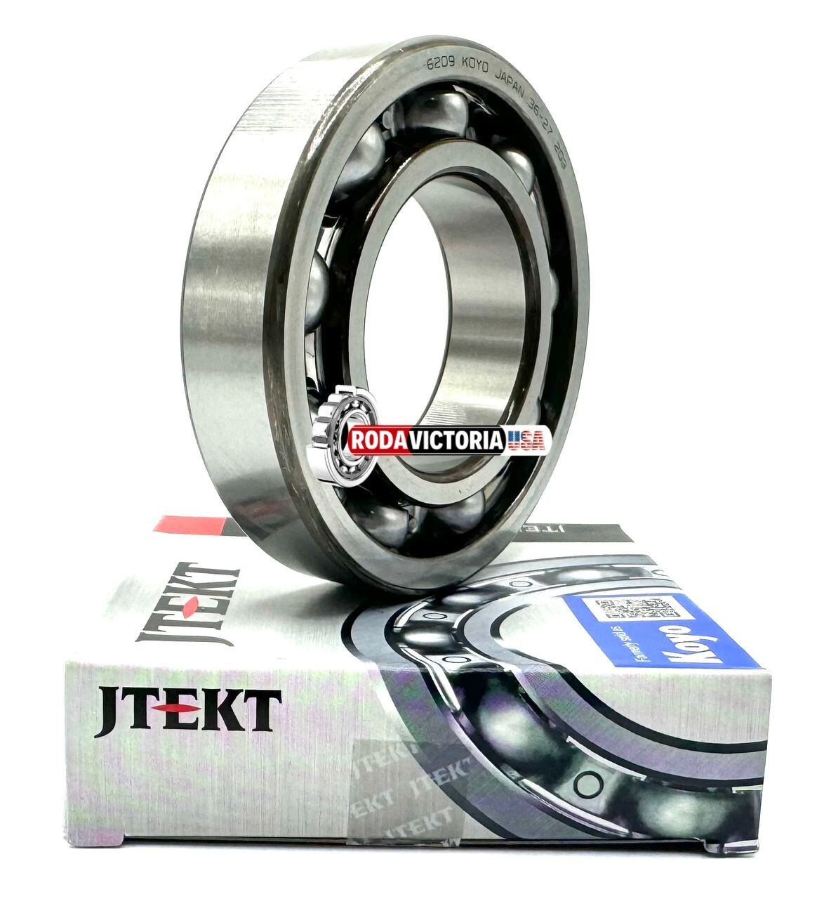 KOYO JAPAN 6209 CM DEEP GROOVE BALL BEARING, OPEN TYPE, NO SEALS ...