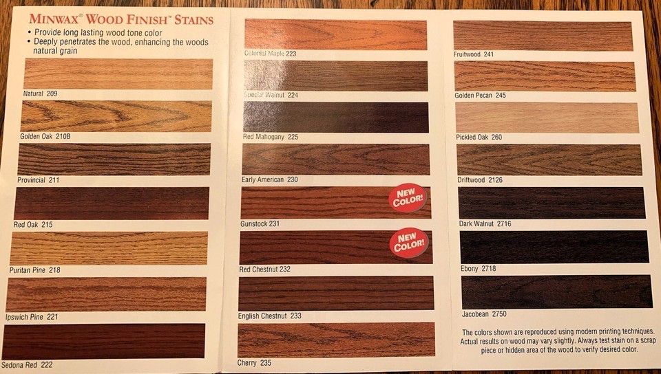 MINWAX CHERRY INTERIOR OIL BASED WOOD FINISH STAIN #235 QUART | eBay UK