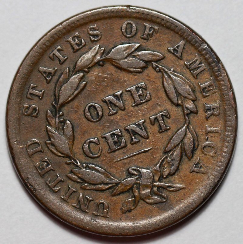 1839 Coronet Head Large Cent - Silly Head - US 1c Copper Coin | eBay