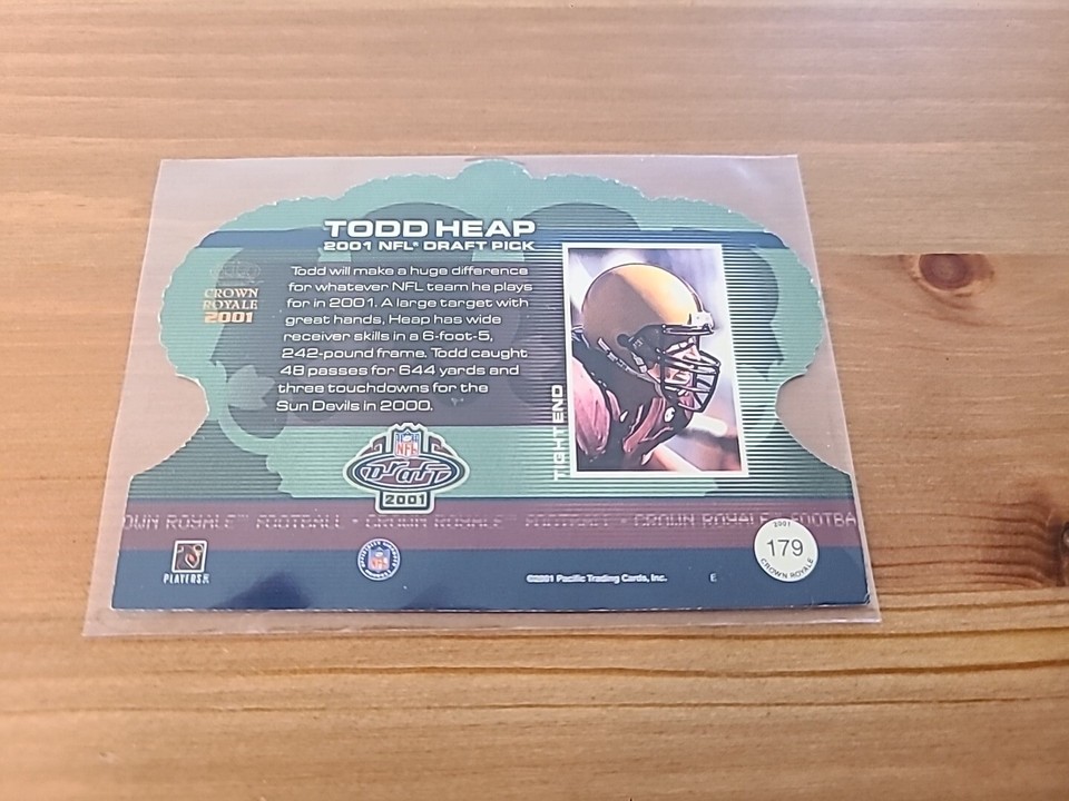 2001 Pacific Crown Royale /1750 Todd Heap #179 Rookie RC $$$ | eBay