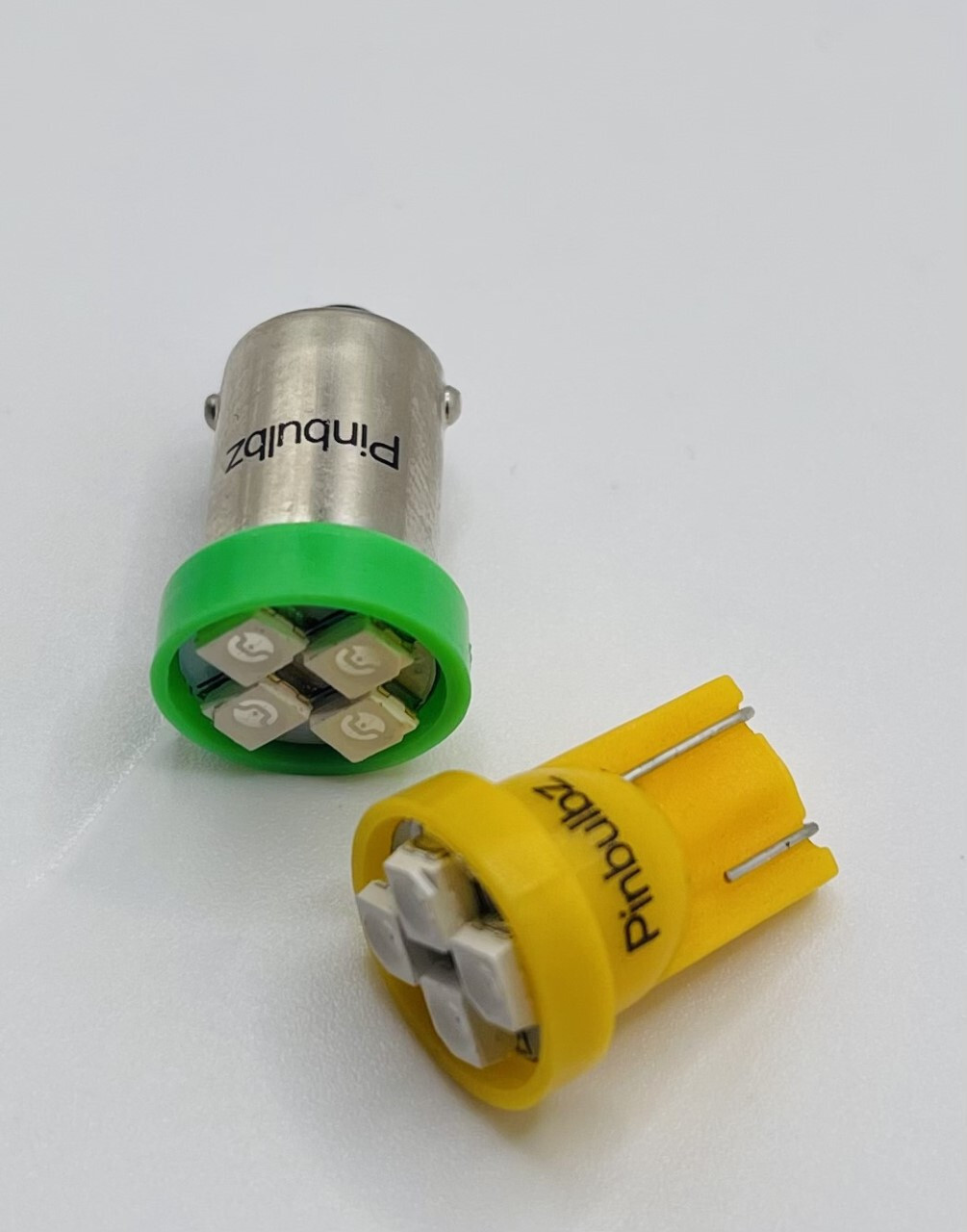 Pinball LED bulbs 100pc YELLOW #44/47 "Super Bright Quad" 4LED 6.3v ...