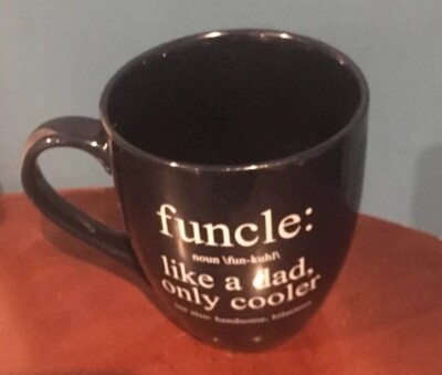 FUNCLE Black Mug By Pearhead | eBay
