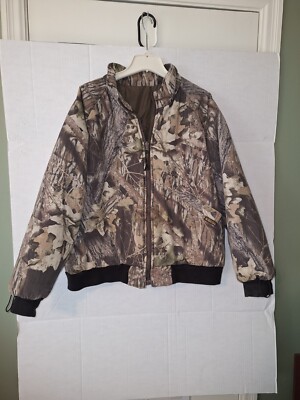Remington Reversible Down Hunting Jacket Mens Realtree Hardwoods Camo ...